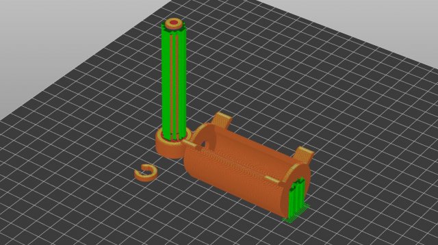 TOOTHPASTE SUPPORT AND SQUEEZER 3D Print Model in Bathroom 3DExport