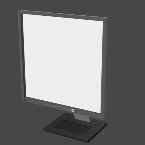 Pc monitor 3D Model in Computer 3DExport