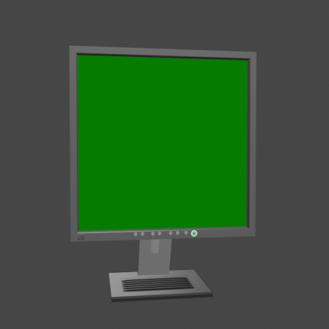 Pc monitor 3D Model in Computer 3DExport