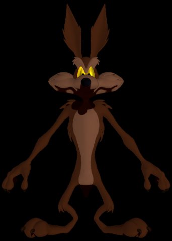 Willie the Coyote and Ralph the Wolf 3D Model in Cartoon 3DExport