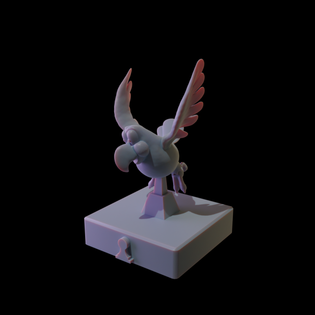 Chess Pack Squawks Quawks from DKC3 3D Print Model in Board Games 3DExport