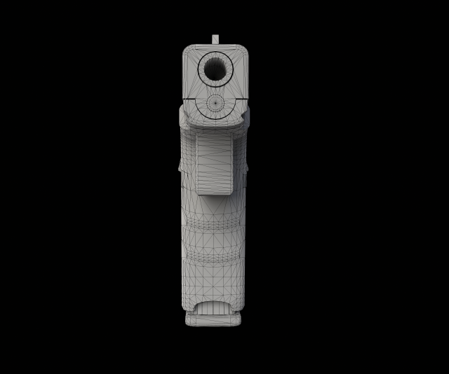 Glock 17 Pistol 3D Model in Pistol 3DExport