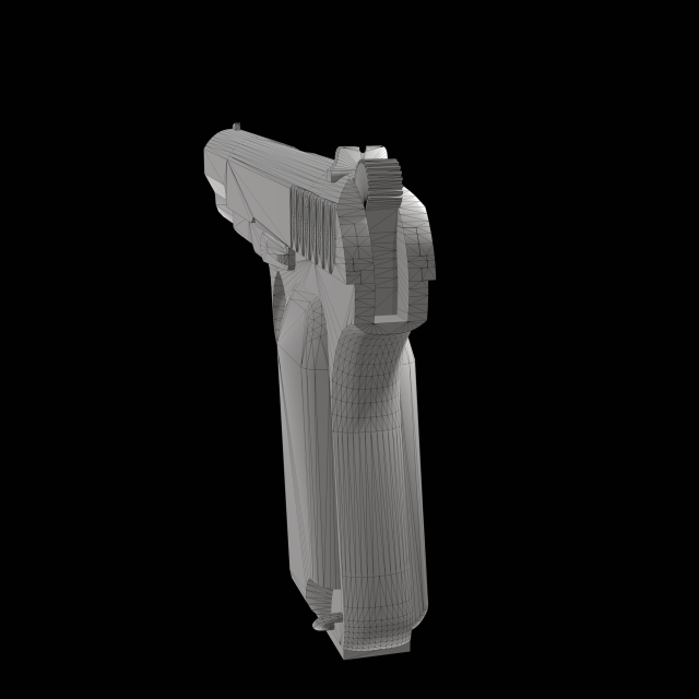 TT-33 3D Model in Pistol 3DExport