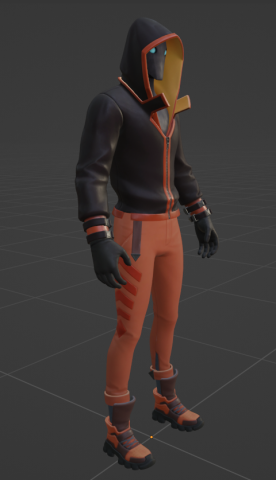 Absenz 3D Model in Fantasy 3DExport