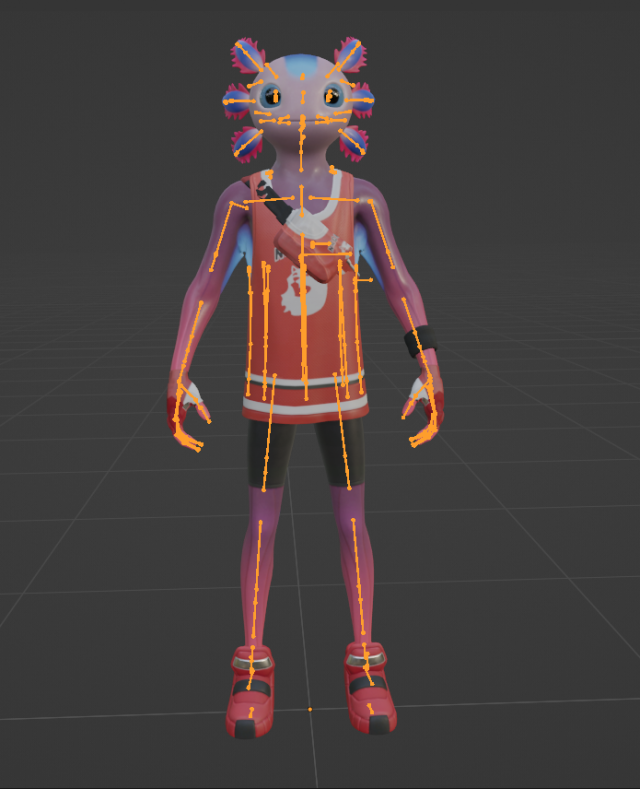 Axo 3D Model in Fantasy 3DExport