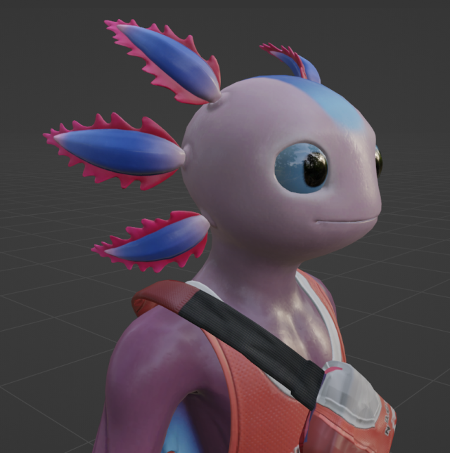 Axo 3D Model in Fantasy 3DExport