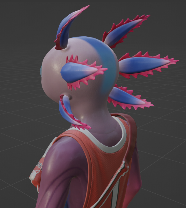 Axo 3D Model in Fantasy 3DExport