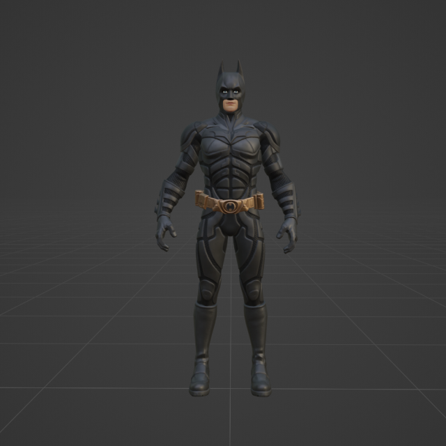 Batman Dark Knight 3D Model in Fantasy 3DExport