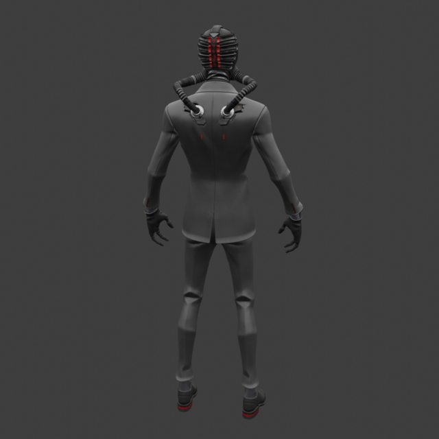 Chaos Agent - Fortnite 3D Model in Fantasy 3DExport