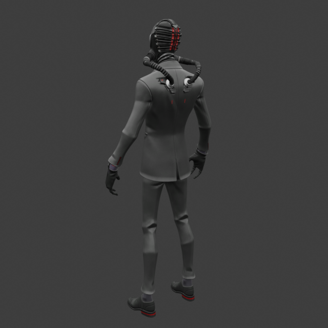 Chaos Agent - Fortnite 3D Model in Fantasy 3DExport
