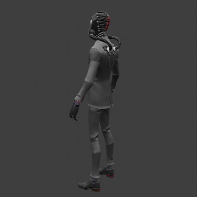 Chaos Agent - Fortnite 3D Model in Fantasy 3DExport