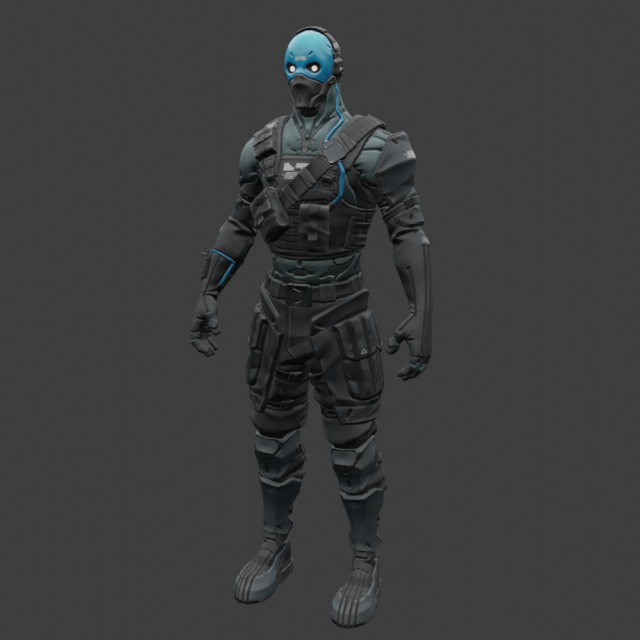 Cobalt - Fortnite 3D Model in Fantasy 3DExport