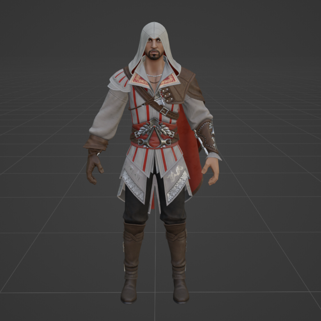 Ezio Auditore - Fortnite 3D Model in Man 3DExport