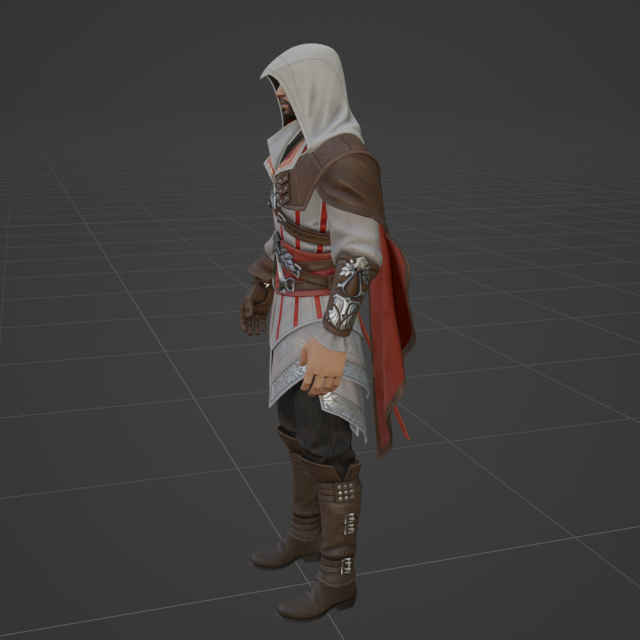 Ezio Auditore - Fortnite 3D Model in Man 3DExport