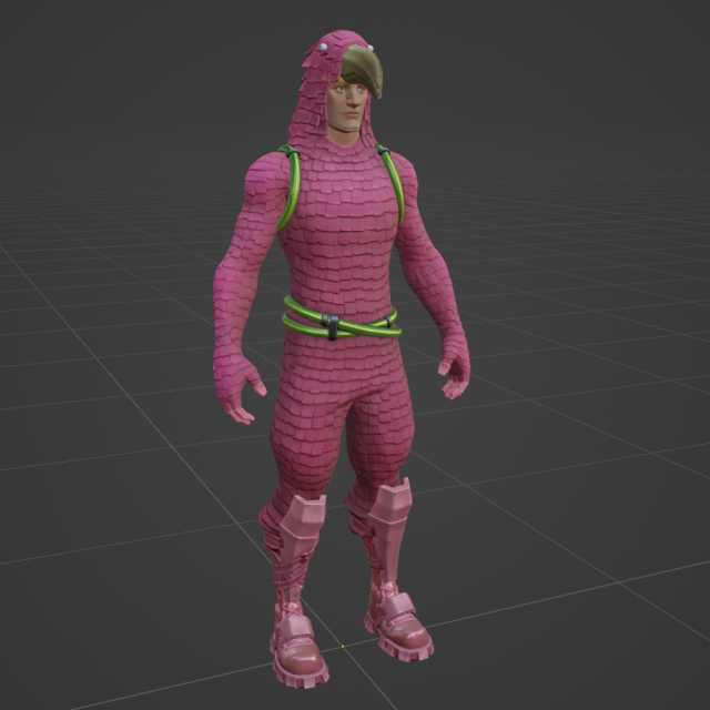 King Flamingo - Fortnite 3D Model in Man 3DExport
