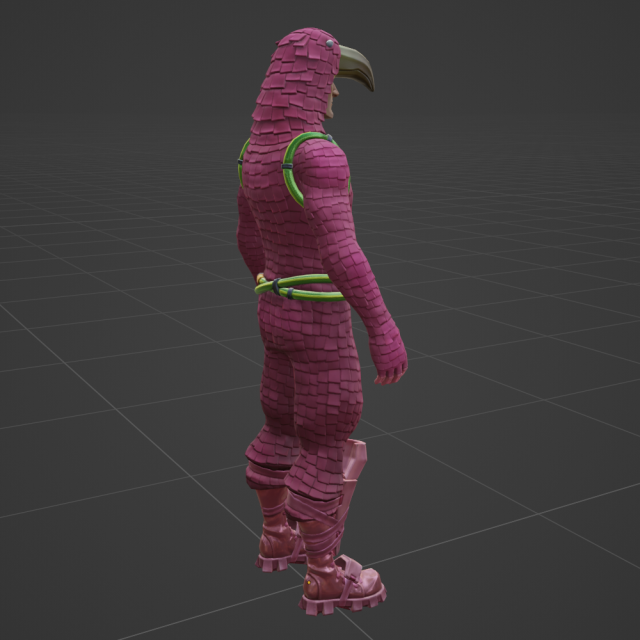 King Flamingo - Fortnite 3D Model in Man 3DExport
