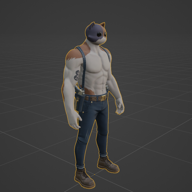 Meowscles - Fortnite 3D Model in Fantasy 3DExport
