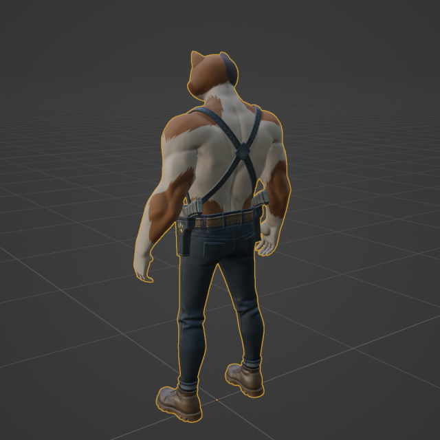 Meowscles - Fortnite 3D Model in Fantasy 3DExport