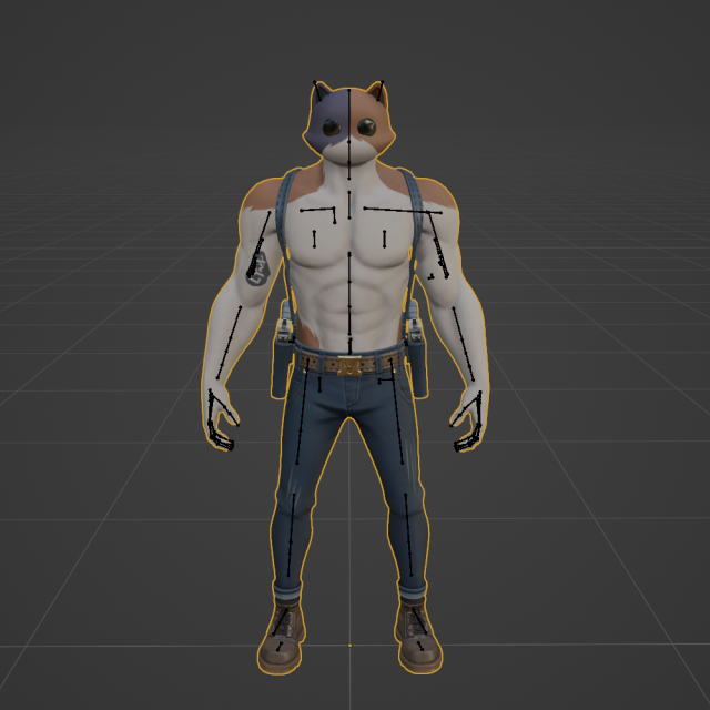 Meowscles - Fortnite 3D Model in Fantasy 3DExport