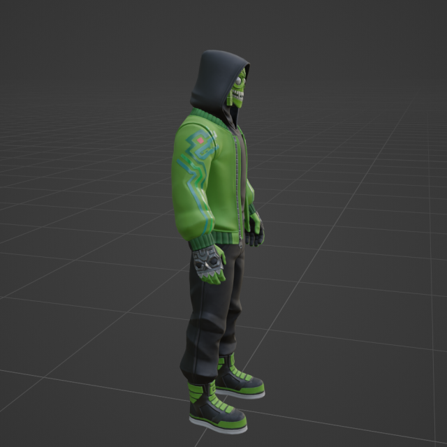 Mezmer - Fortnite 3D Model in Man 3DExport
