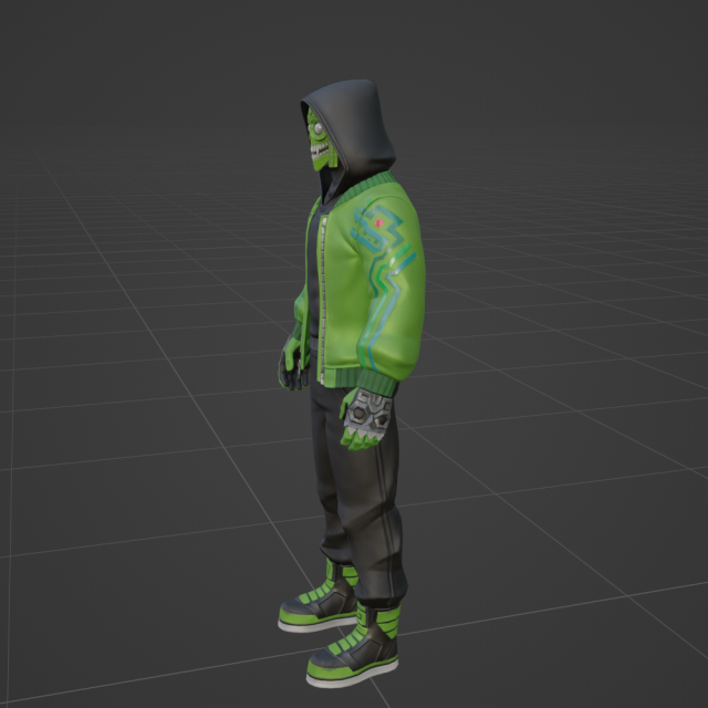 Mezmer - Fortnite 3D Model in Man 3DExport