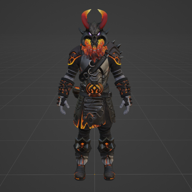 Molten Ragnarock - Fortnite 3D Model in Fantasy 3DExport