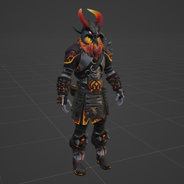 Molten Ragnarock - Fortnite 3D Model in Fantasy 3DExport