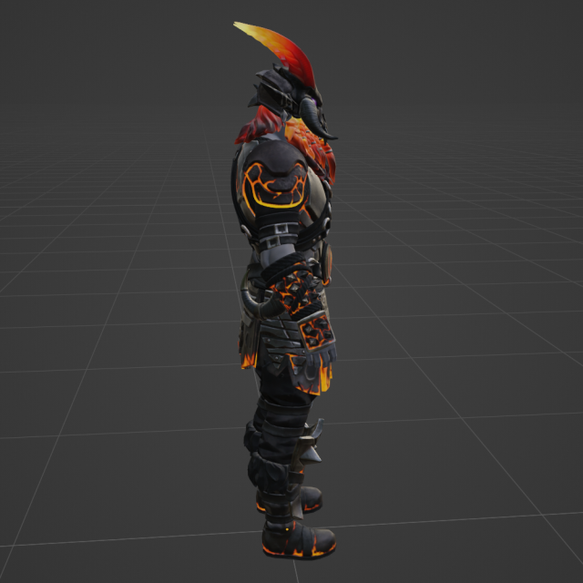 Molten Ragnarock - Fortnite 3D Model in Fantasy 3DExport