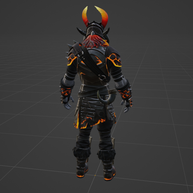 Molten Ragnarock - Fortnite 3D Model in Fantasy 3DExport