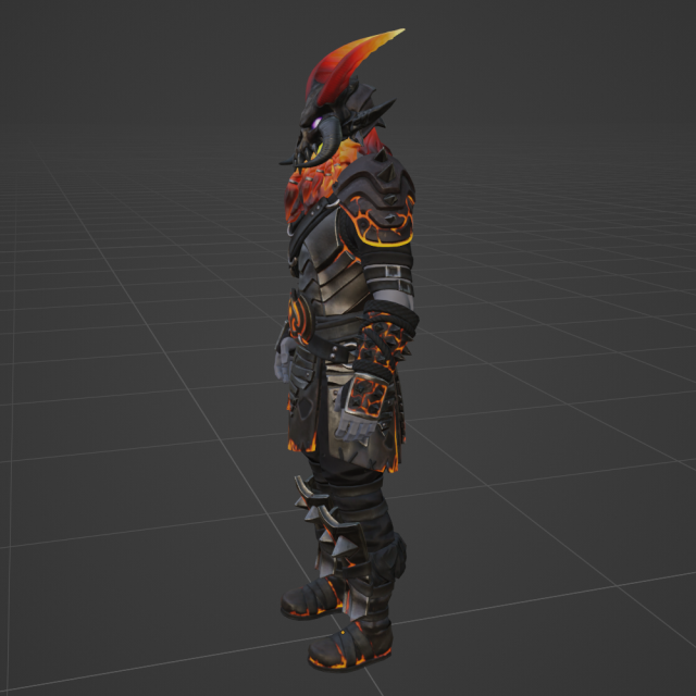 Molten Ragnarock - Fortnite 3D Model in Fantasy 3DExport