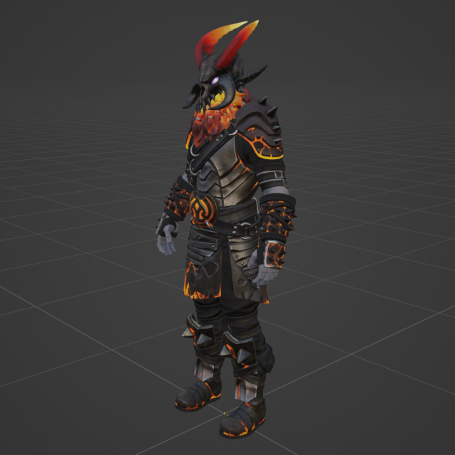 Molten Ragnarock - Fortnite 3D Model in Fantasy 3DExport