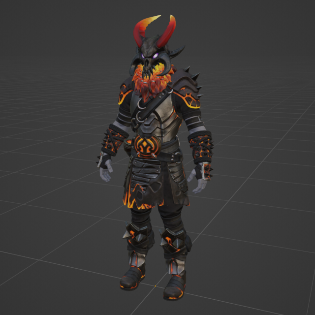 Molten Ragnarock - Fortnite 3D Model in Fantasy 3DExport