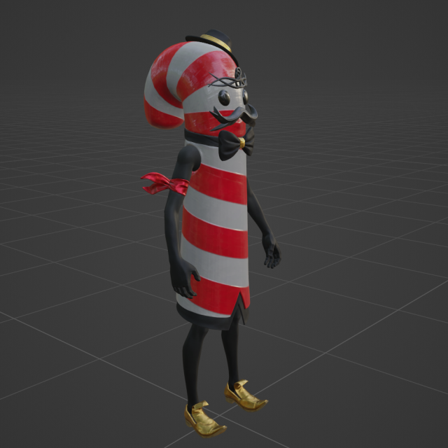 Mr Dappermint - Fortnite Modèle 3D in Fantasme 3DExport