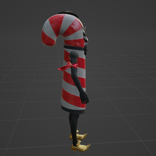 Mr Dappermint - Fortnite Modèle 3D in Fantasme 3DExport