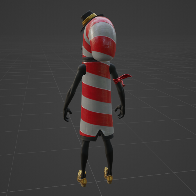 Mr Dappermint - Fortnite Modèle 3D in Fantasme 3DExport