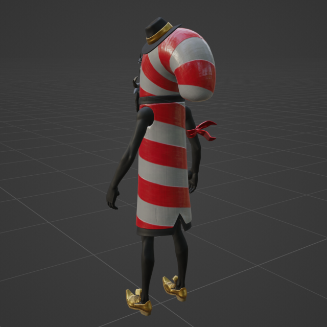 Mr Dappermint - Fortnite Modèle 3D in Fantasme 3DExport