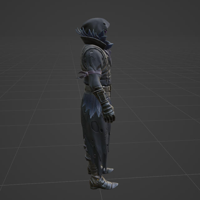 Raven - Fortnite 3D Model in Fantasy 3DExport