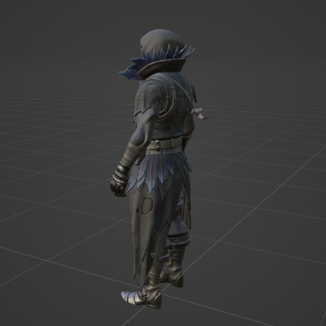 Raven - Fortnite 3D Model in Fantasy 3DExport