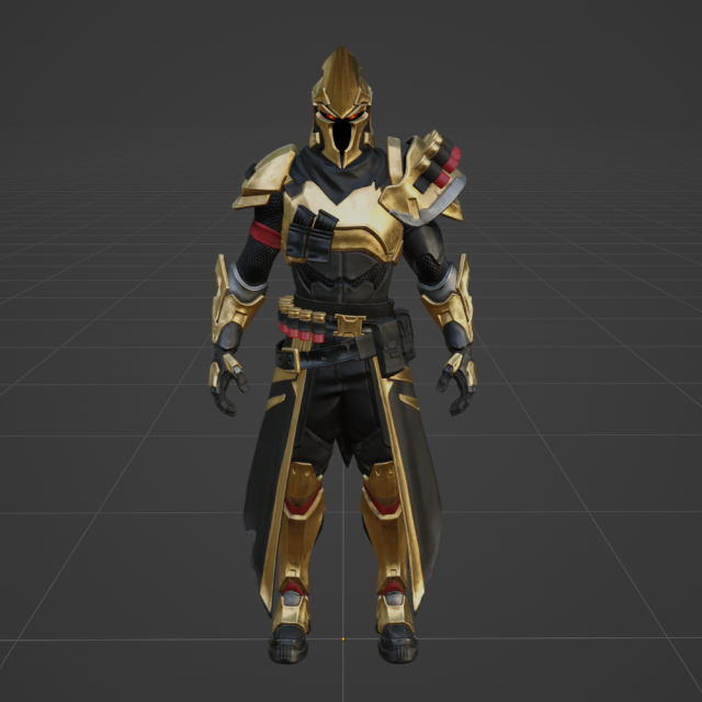 Ultima Knight - Fortnite Model 3D in Pria 3DExport