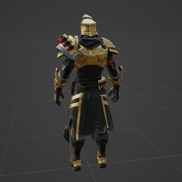 Ultima Knight - Fortnite 3D Model in Man 3DExport