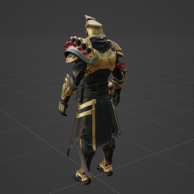 Ultima Knight - Fortnite 3D Model in Man 3DExport