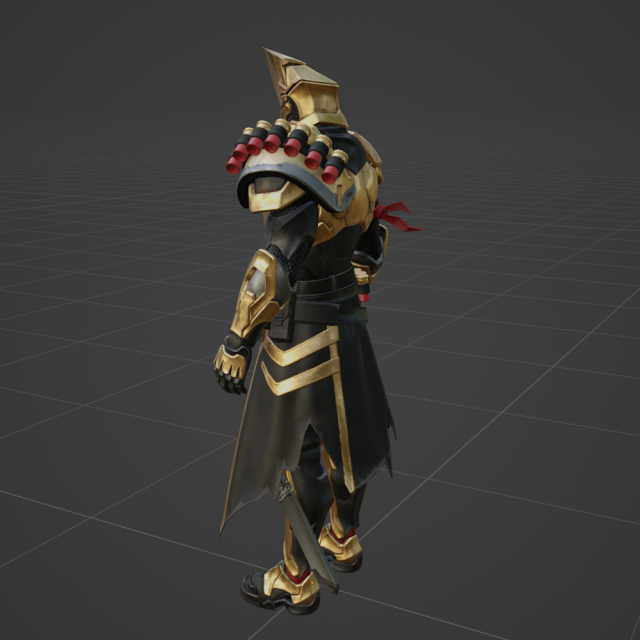 Ultima Knight - Fortnite 3D Model in Man 3DExport