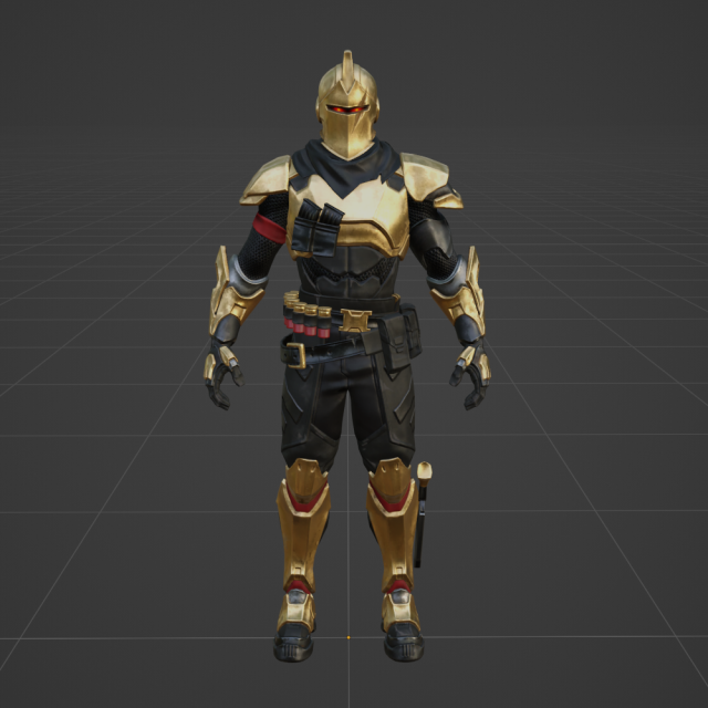 Ultima Knight Origin - Fortnite Modelo 3D in Hombre 3DExport