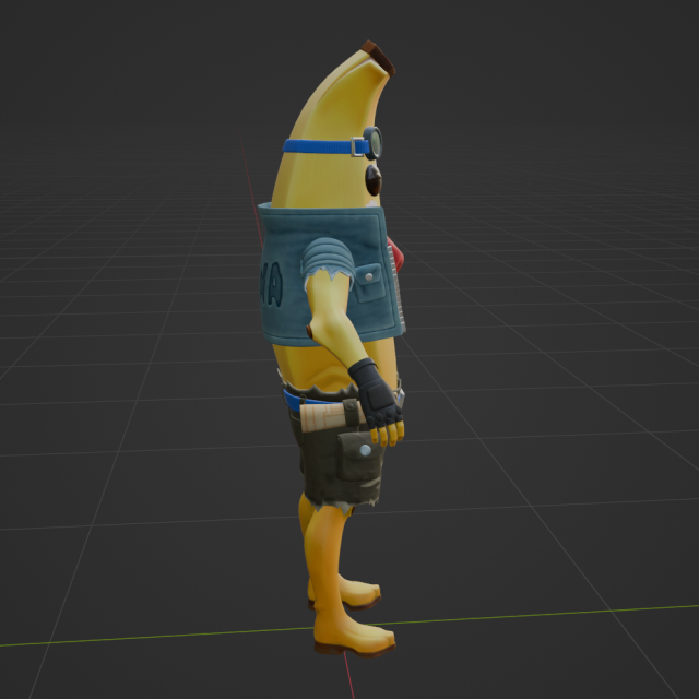 Adventure Peely - Fortnite 3D Model in Fantasy 3DExport