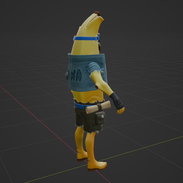 Adventure Peely - Fortnite 3D Model in Fantasy 3DExport