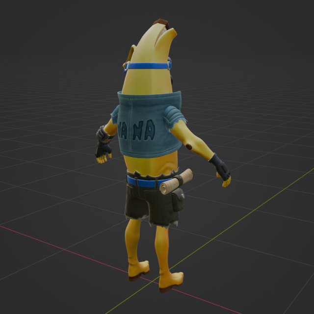 Adventure Peely - Fortnite 3D Model in Fantasy 3DExport