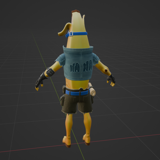 Adventure Peely - Fortnite 3D Model in Fantasy 3DExport