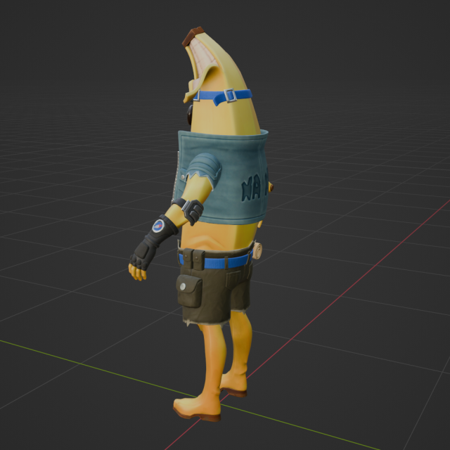 Adventure Peely - Fortnite 3D Model in Fantasy 3DExport
