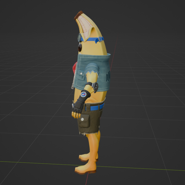 Adventure Peely - Fortnite 3D Model in Fantasy 3DExport