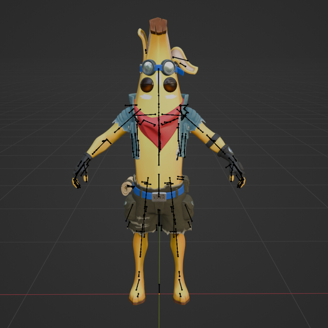 Adventure Peely - Fortnite 3D Model in Fantasy 3DExport